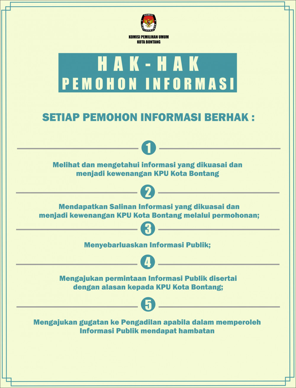 E-PPID - Hak Pemohon Informasi